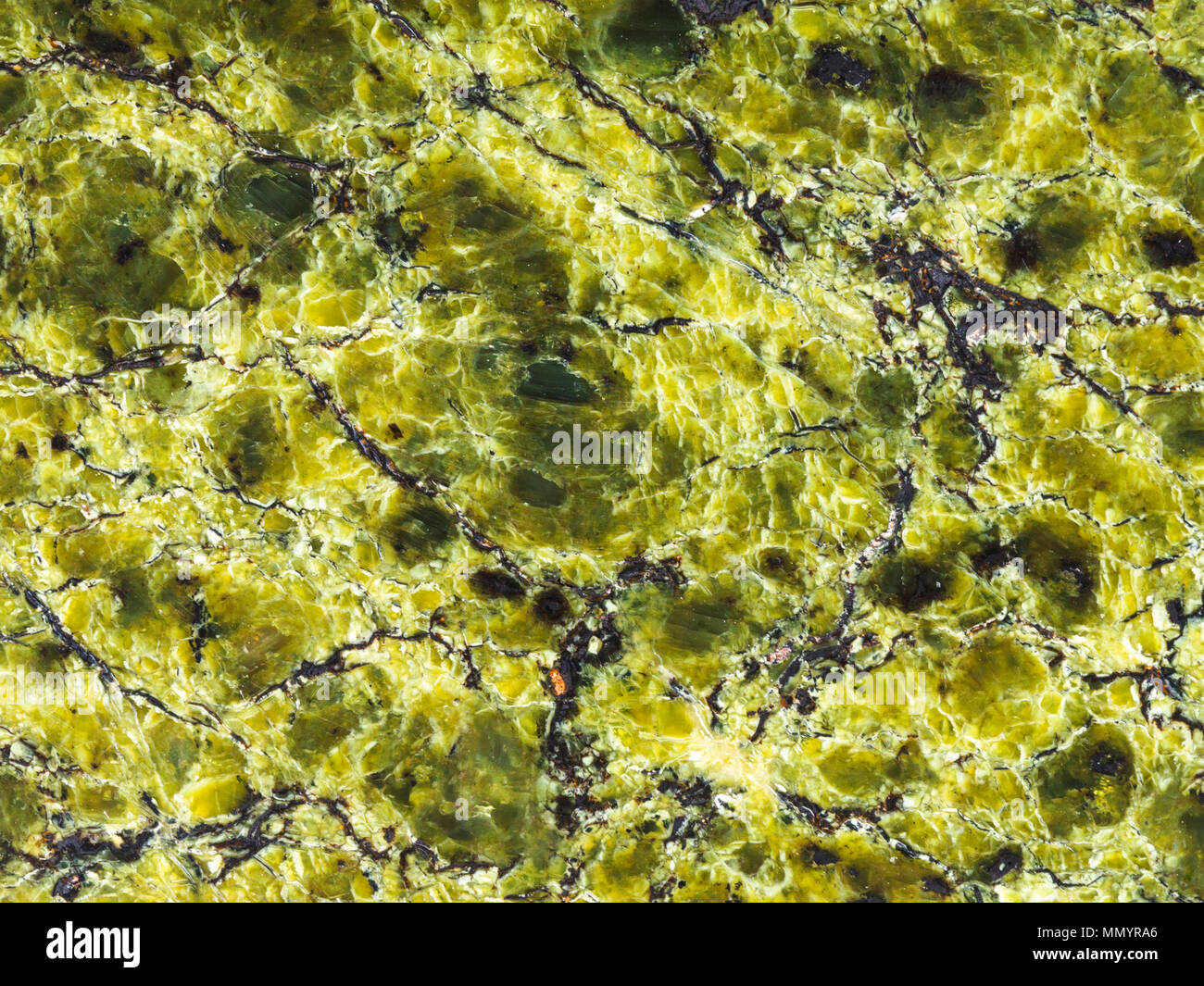 natural background from polished lizardite stone close up Stock Photo ...