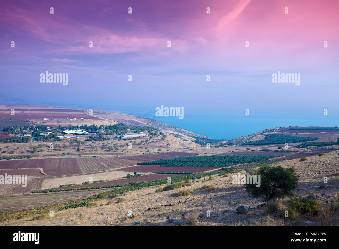 Aerial view of the sea of galilee hi-res stock photography and images ...