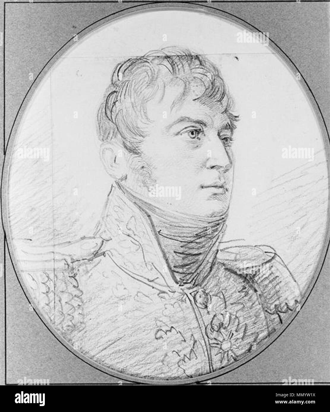Gérard - Portrait du général Rapp Stock Photo - Alamy