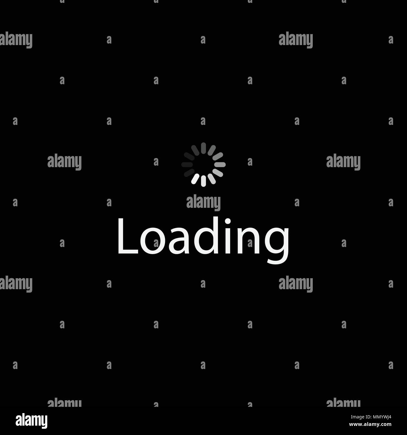 Loading process screen. Vector illustration. System software update and ...