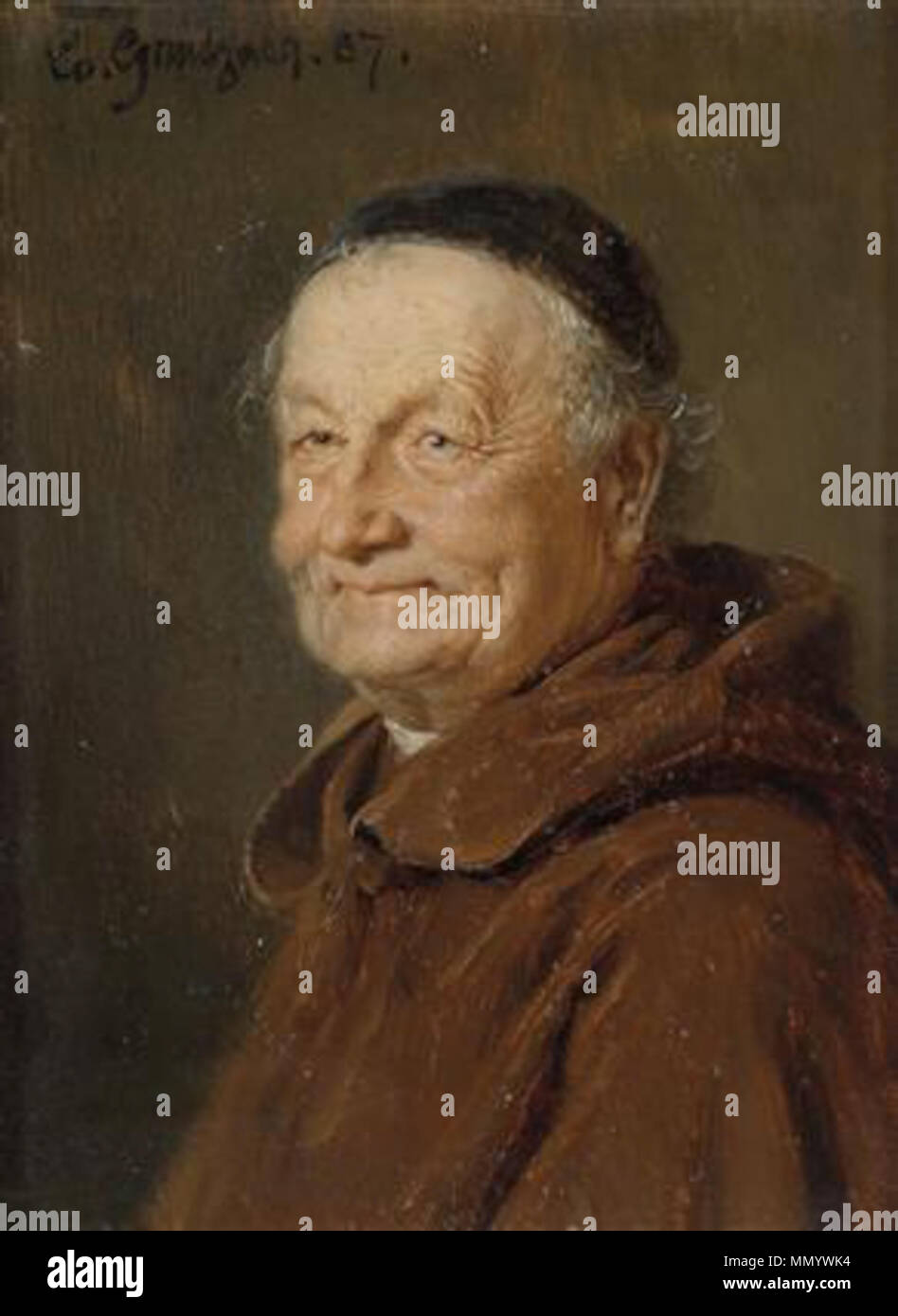 Portrait of a monk hi-res stock photography and images - Alamy