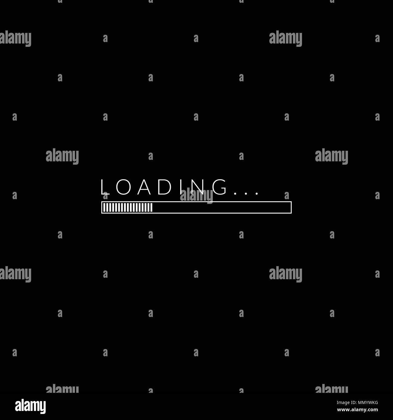 Loading process screen. Vector illustration. System software update and ...