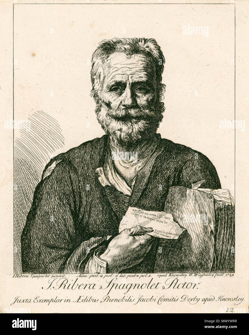 Jusepe de ribera self portrait hi-res stock photography and images - Alamy