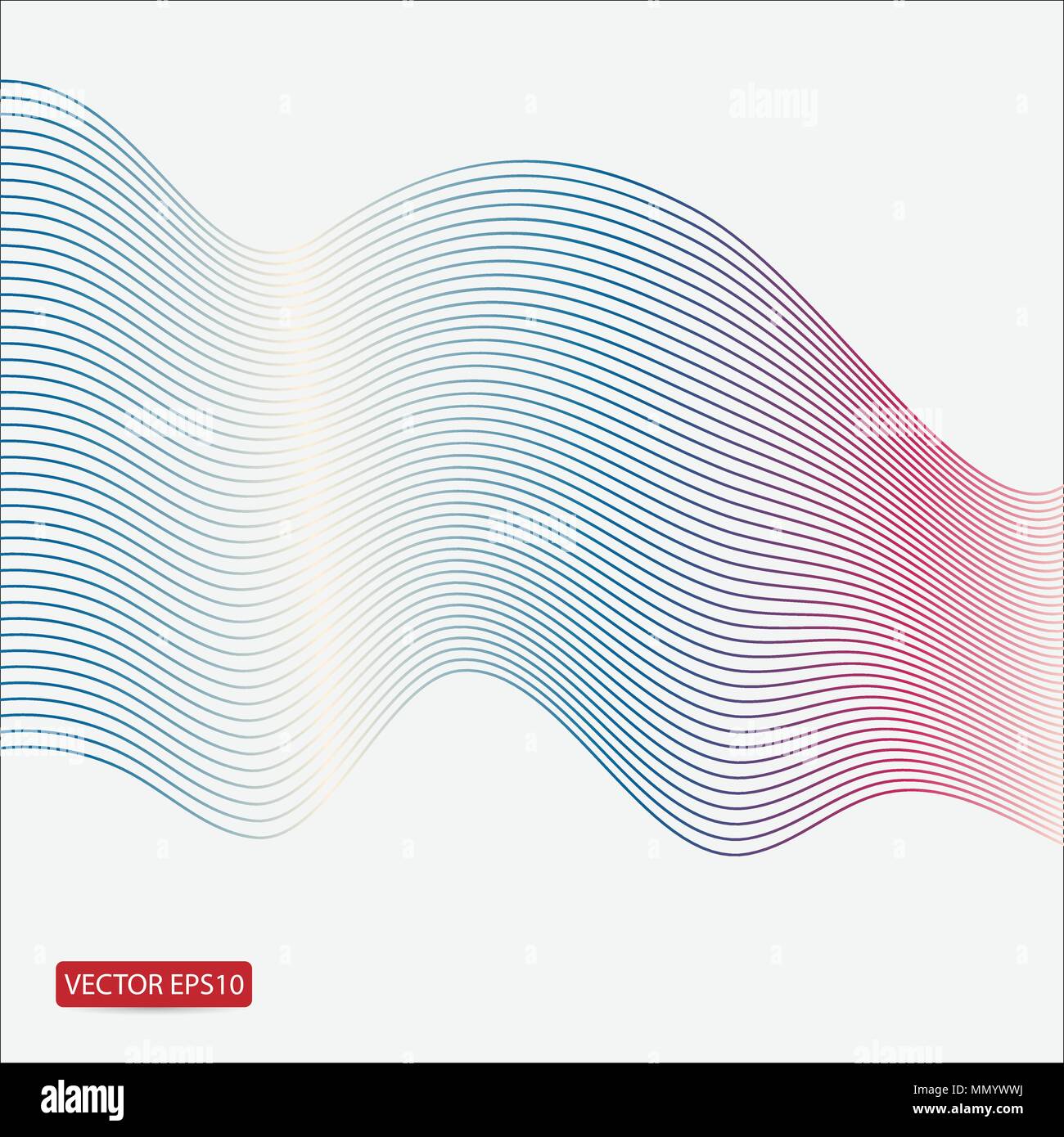 Curve composition have a sense of perspective background Stock Vector ...