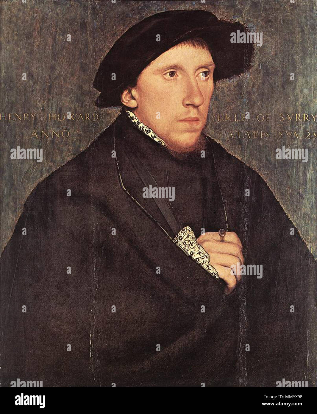 Portrait of Henry Howard, the Earl of Surrey. between 1541 and 1543 ...