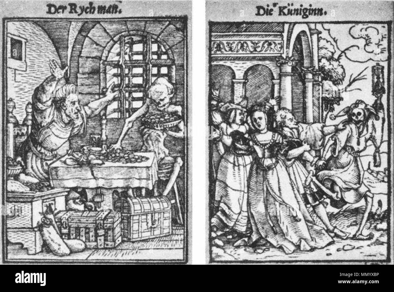 The Rich Man; The Queen. between 1523 and 1526. Hans Holbein d. J ...