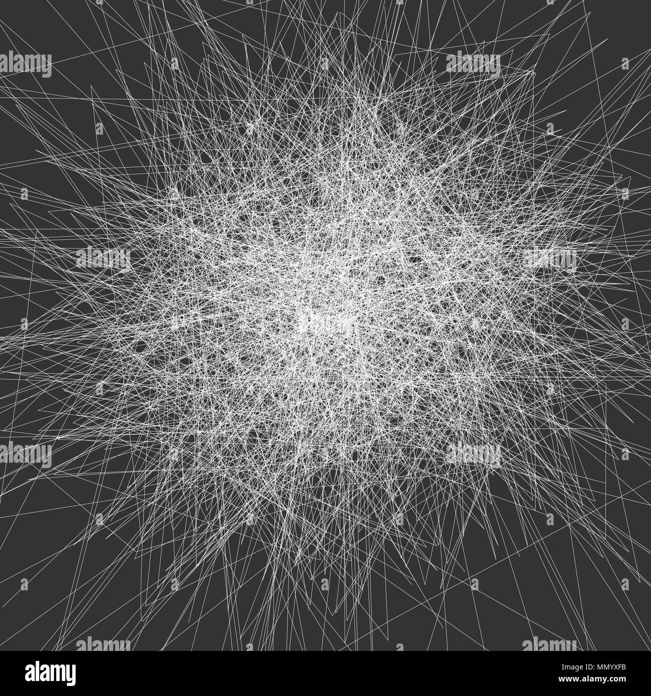 background banner Random chaotic lines abstract geometric pattern Stock Vector Image & Art - Alamy