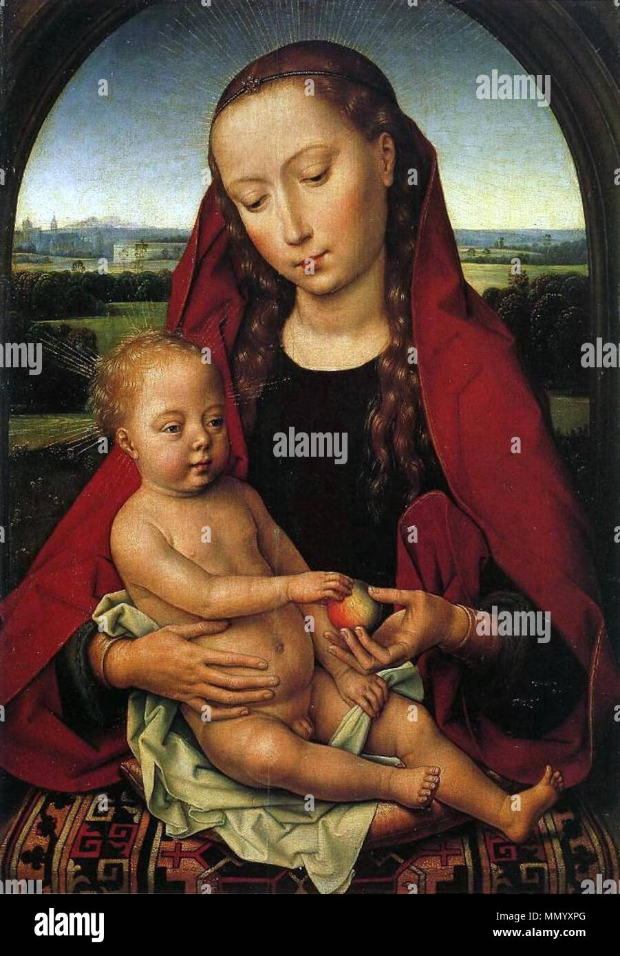 English: Madonna and Child Português: Virgem e o Menino . from 1480 until 1490. Hans Memling ...