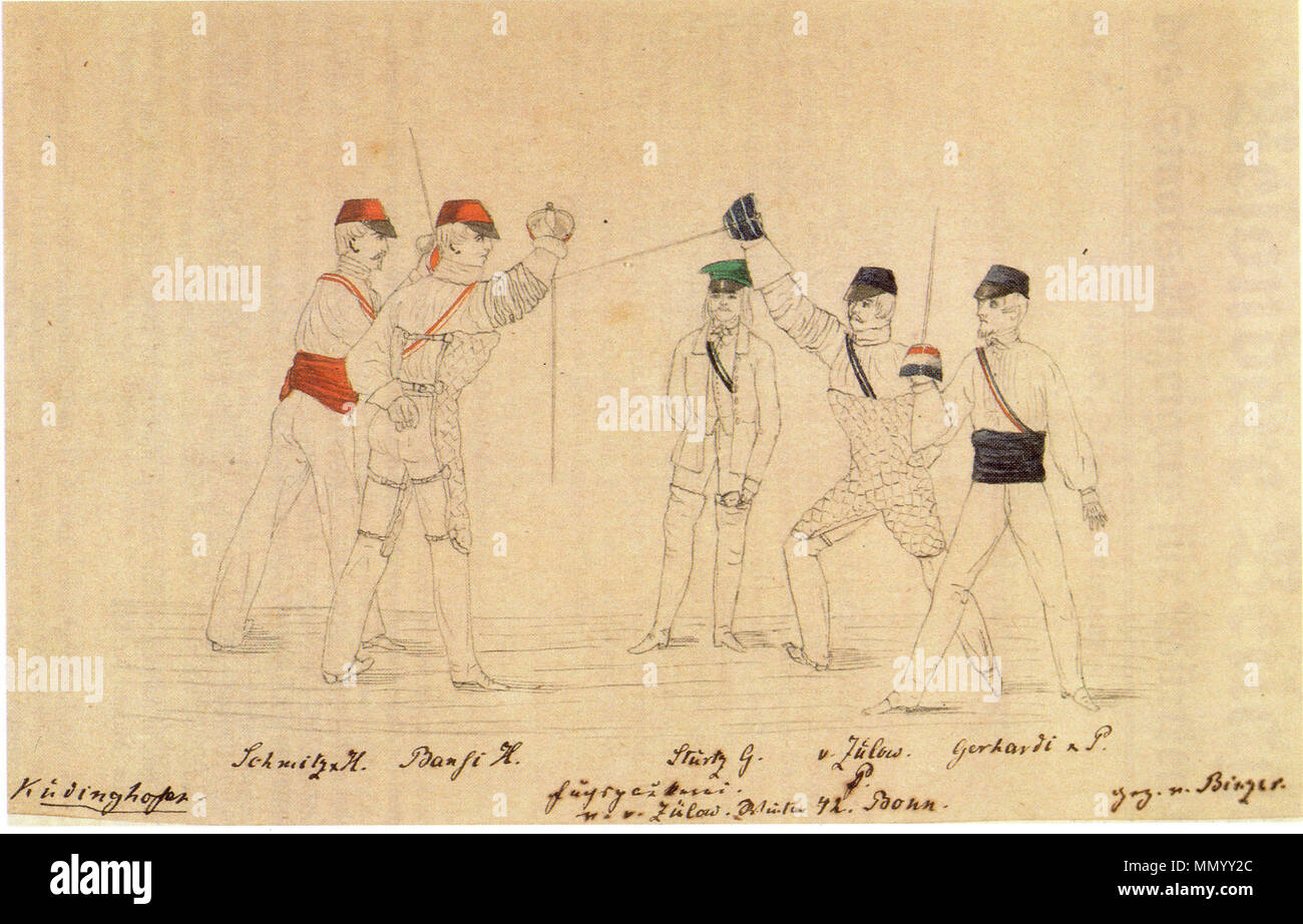 Mensur fencing hi-res stock photography and images - Alamy