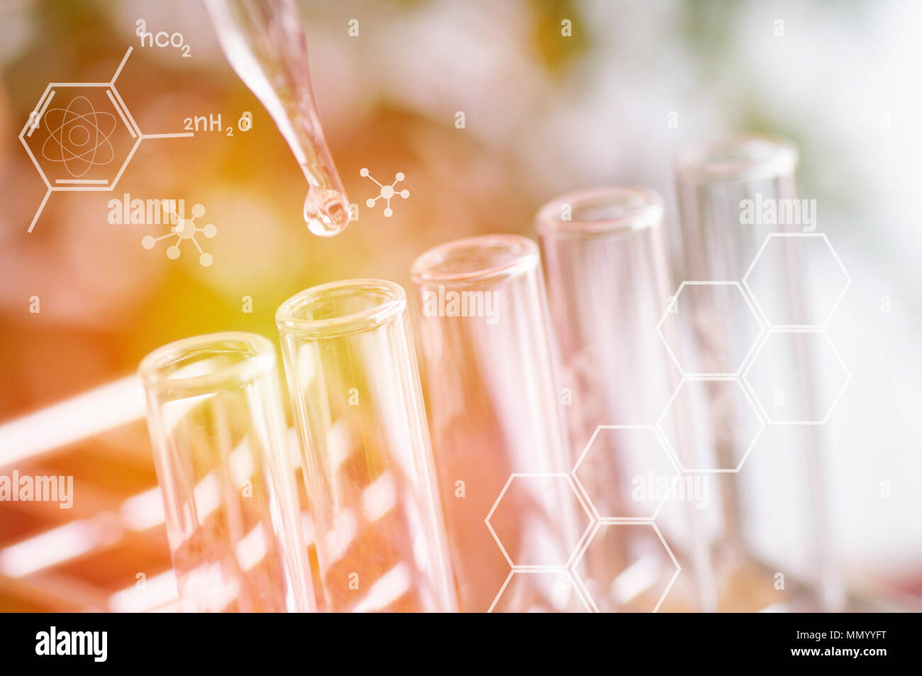 scientific experiments, Laboratory equipment and test tubes- science ...