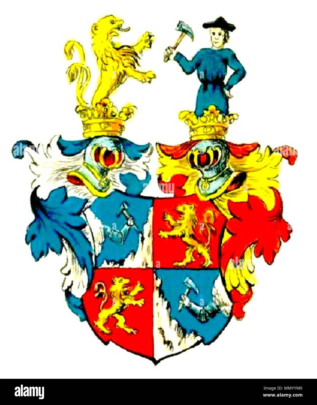 . Wappen der „Ritter Haymerle.“ (einer alten deutsch-böhmischen Familie ...