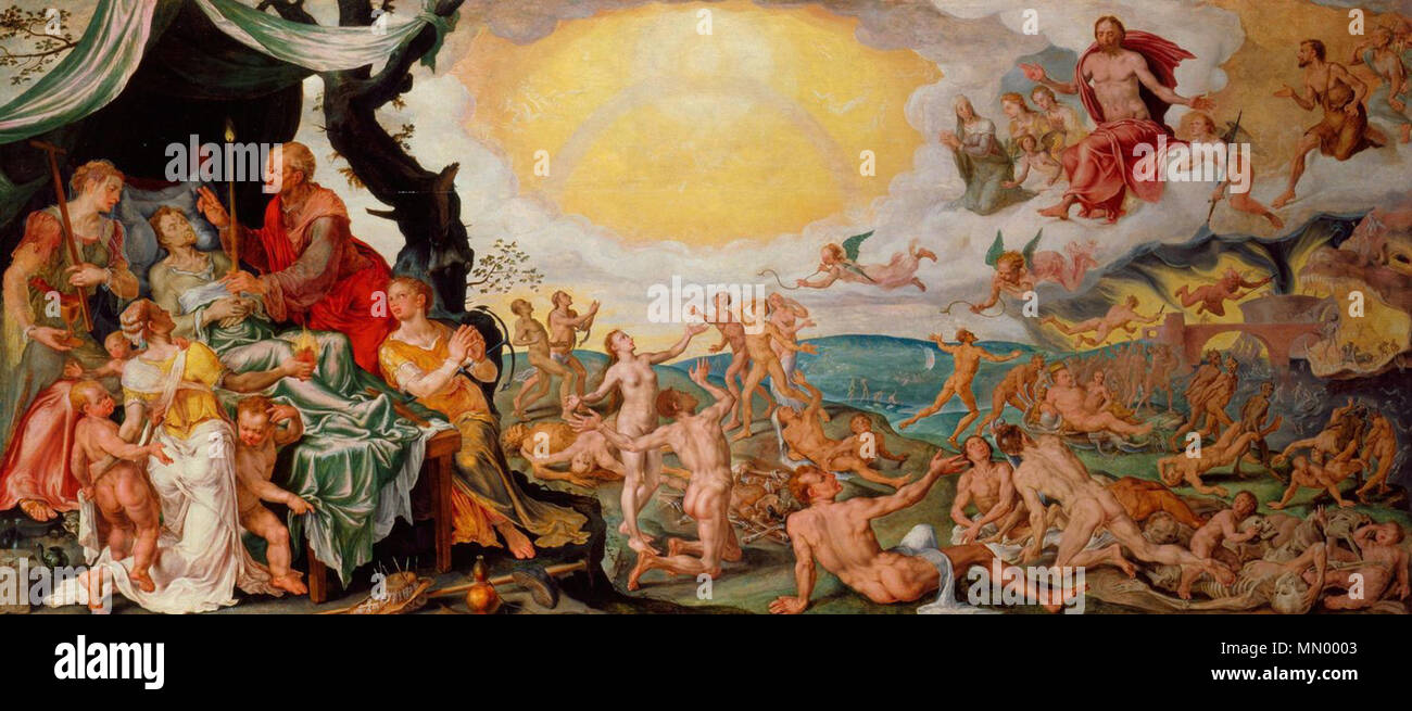 The Four Last Things: Death, Judgement, Heaven and Hell. 1565. Maerten ...