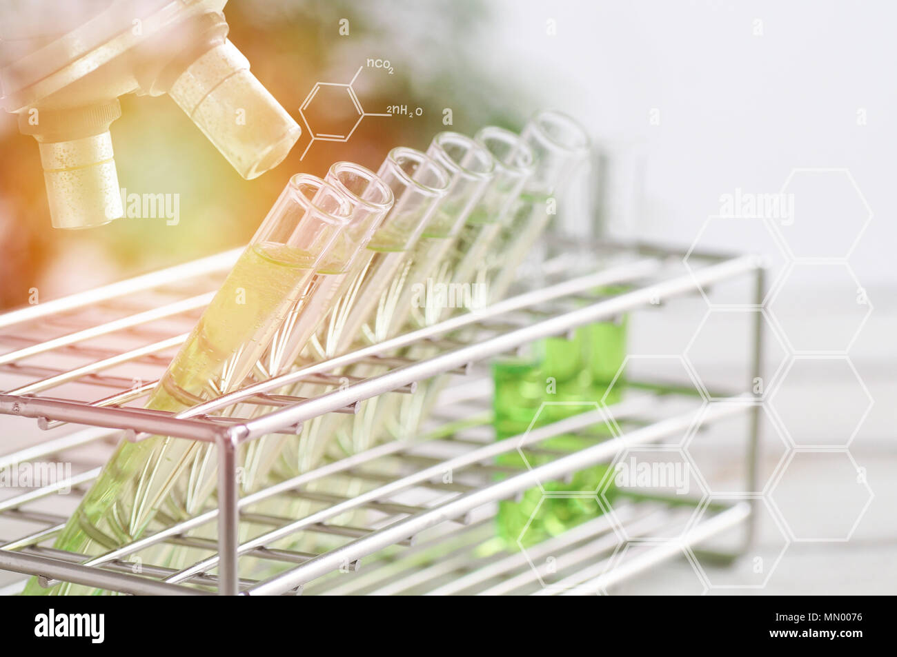 scientific experiments, Laboratory equipment and test tubes- science ...