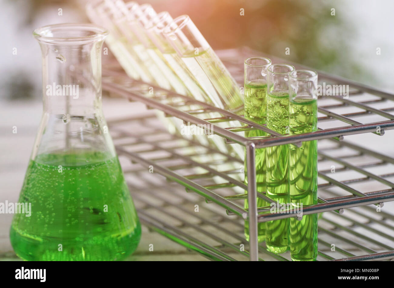 scientific experiments, Laboratory equipment and test tubes- science ...