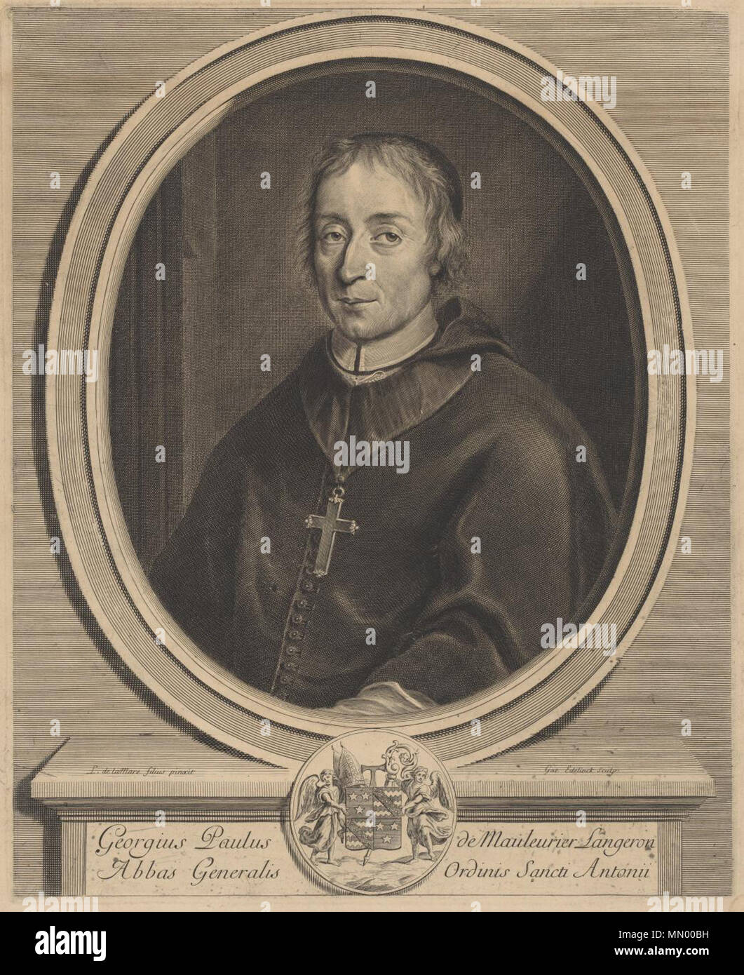 Abbe George-Paul Andrault de Maulévrier-Langeron de Gaspard-Francois ...