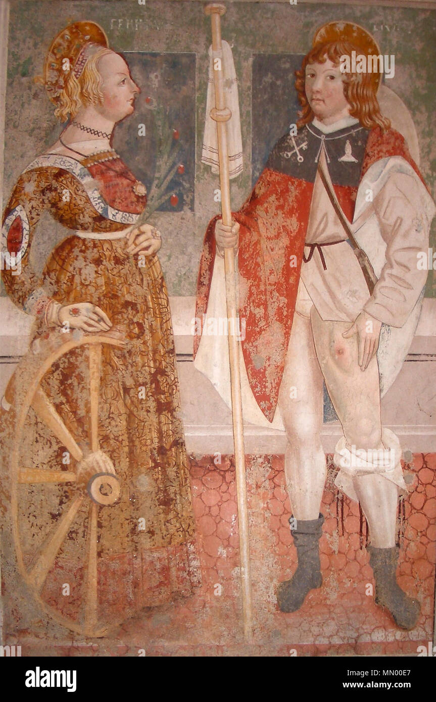 . Giovanni Antonio Merli (?), Saint Catherine of Alexandria and Saint ...