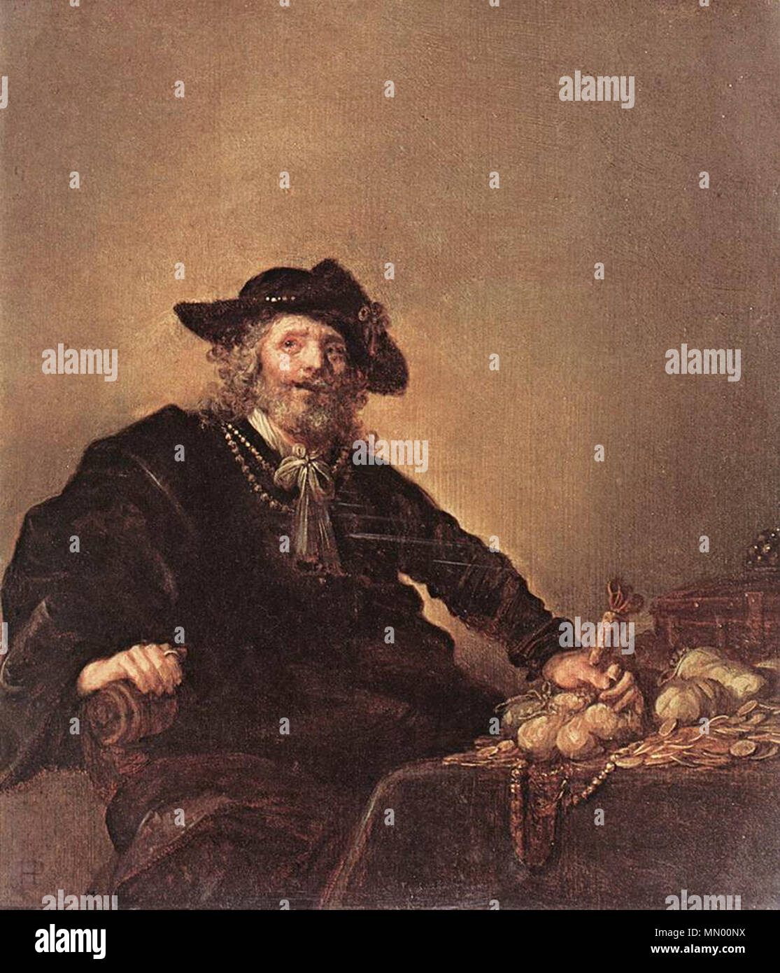 English: The Miser . 1640s. Hendrick Gerritsz Pot - The Miser ...