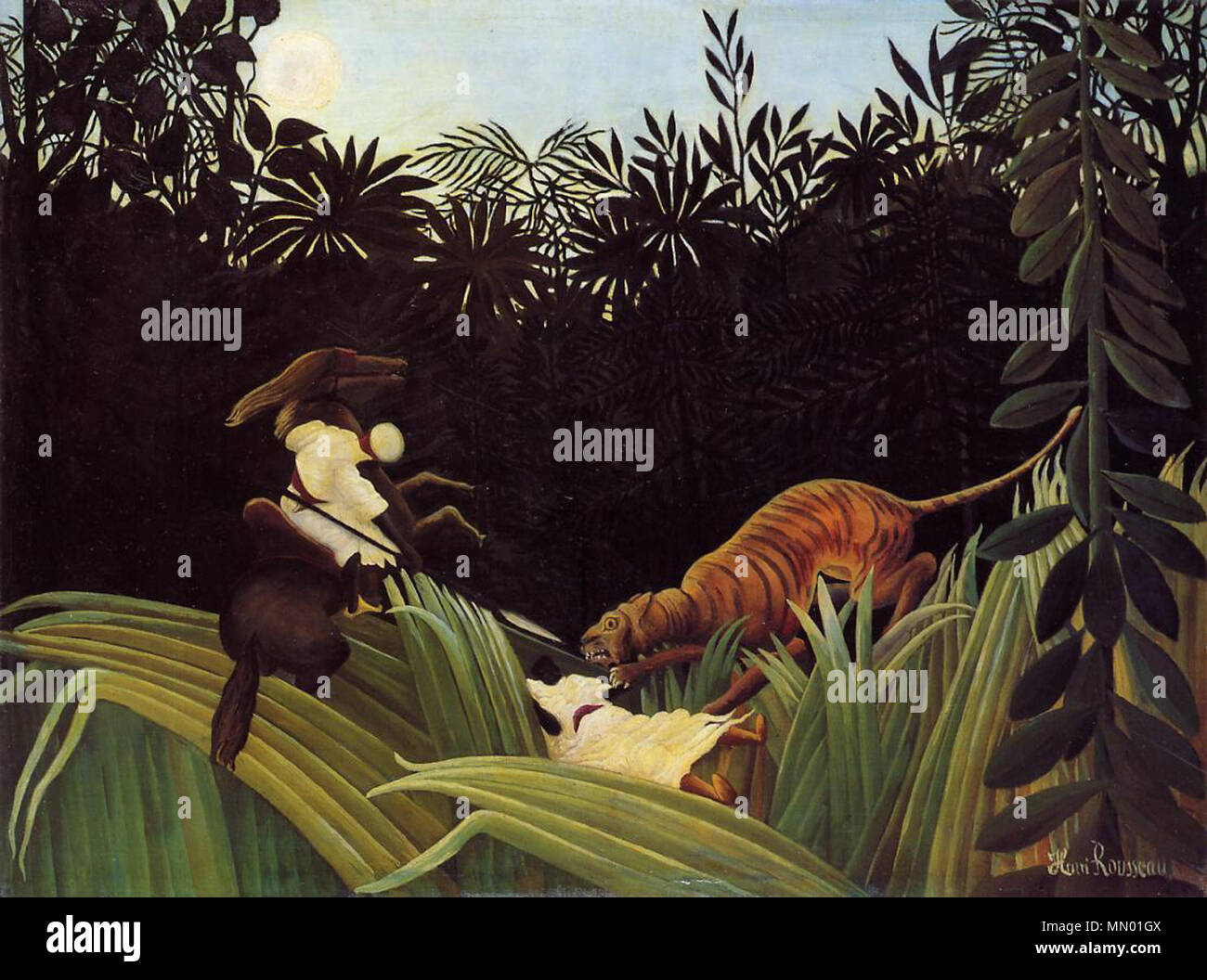 Henri rousseau tiger hi-res stock photography and images - Alamy