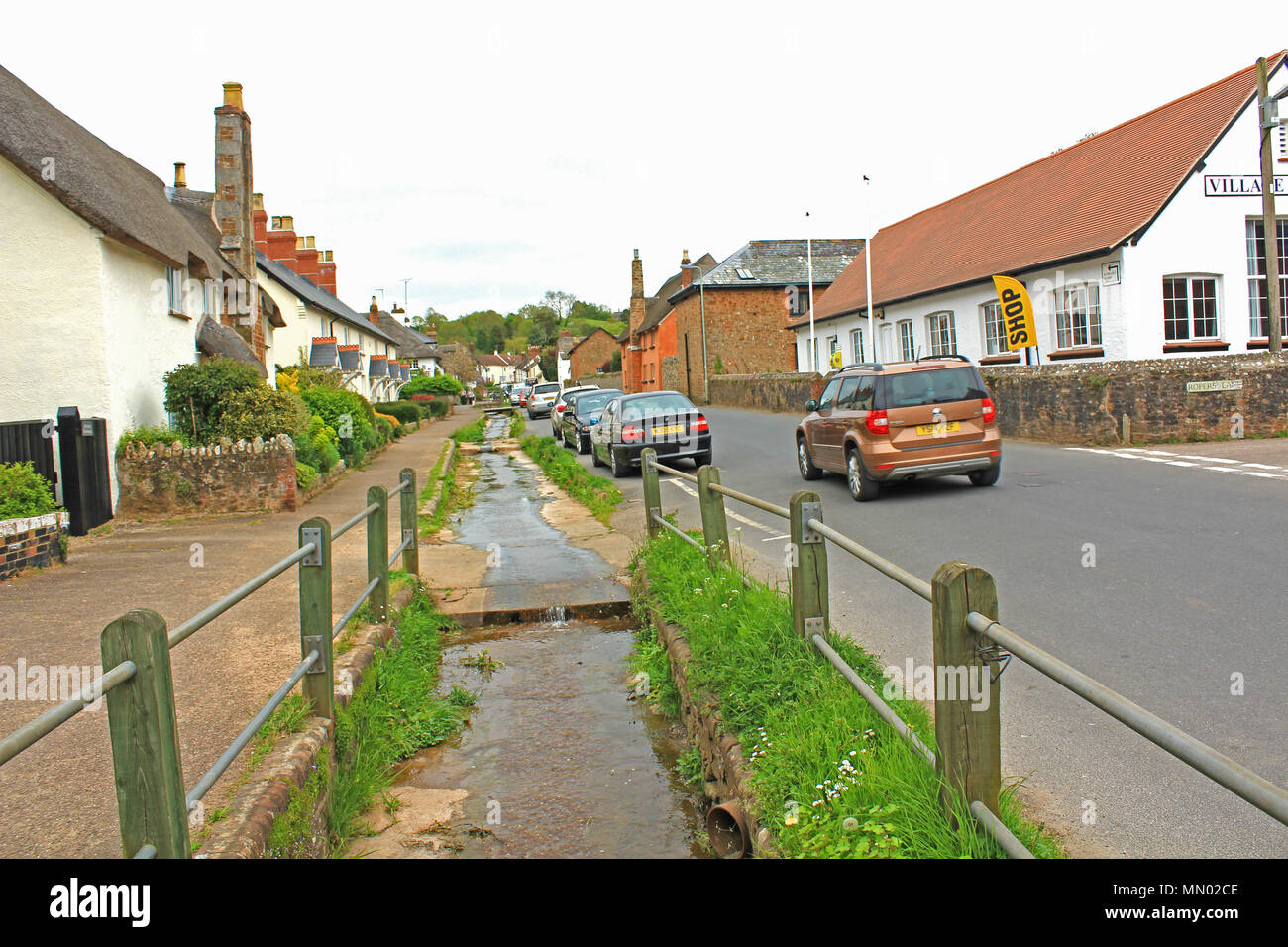 The small village of Otterton sits on the River otter near Budleigh ...