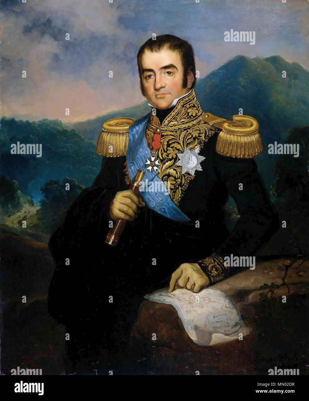 Posthumous Portrait Of Herman Willem Daendels Governor General Of The Dutch East Indies From