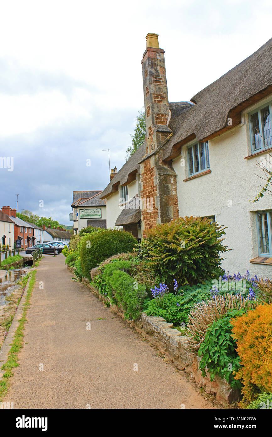 The small village of Otterton sits on the River otter near Budleigh ...