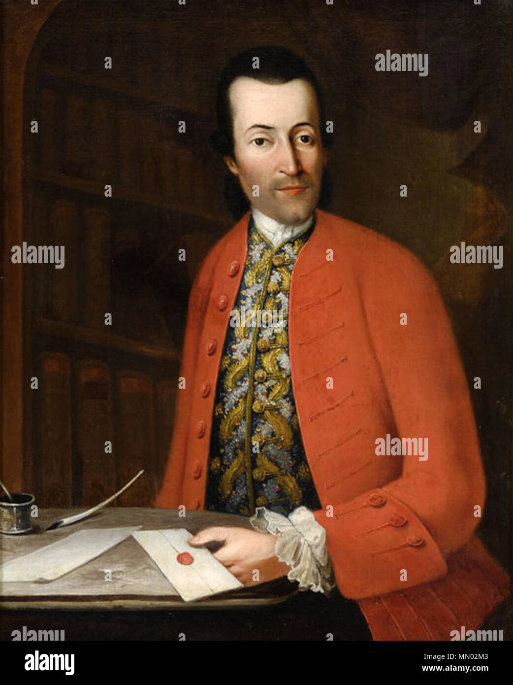 Anonymous man sitting desk in hi-res stock photography and images - Alamy
