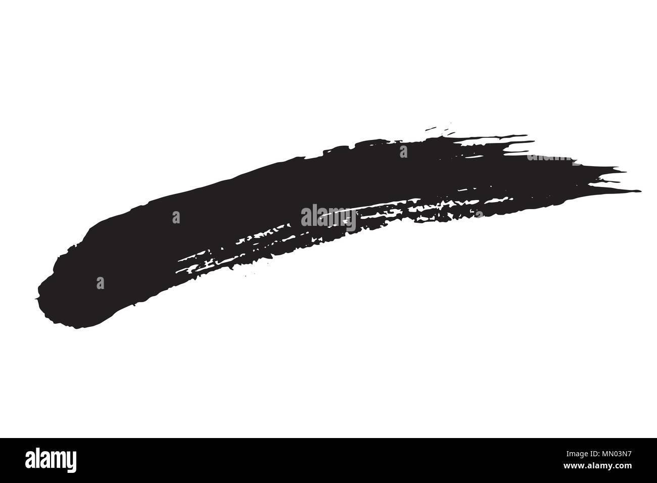 Abstract grunge brush strokes with rough edges texture. EPS10 vector ...