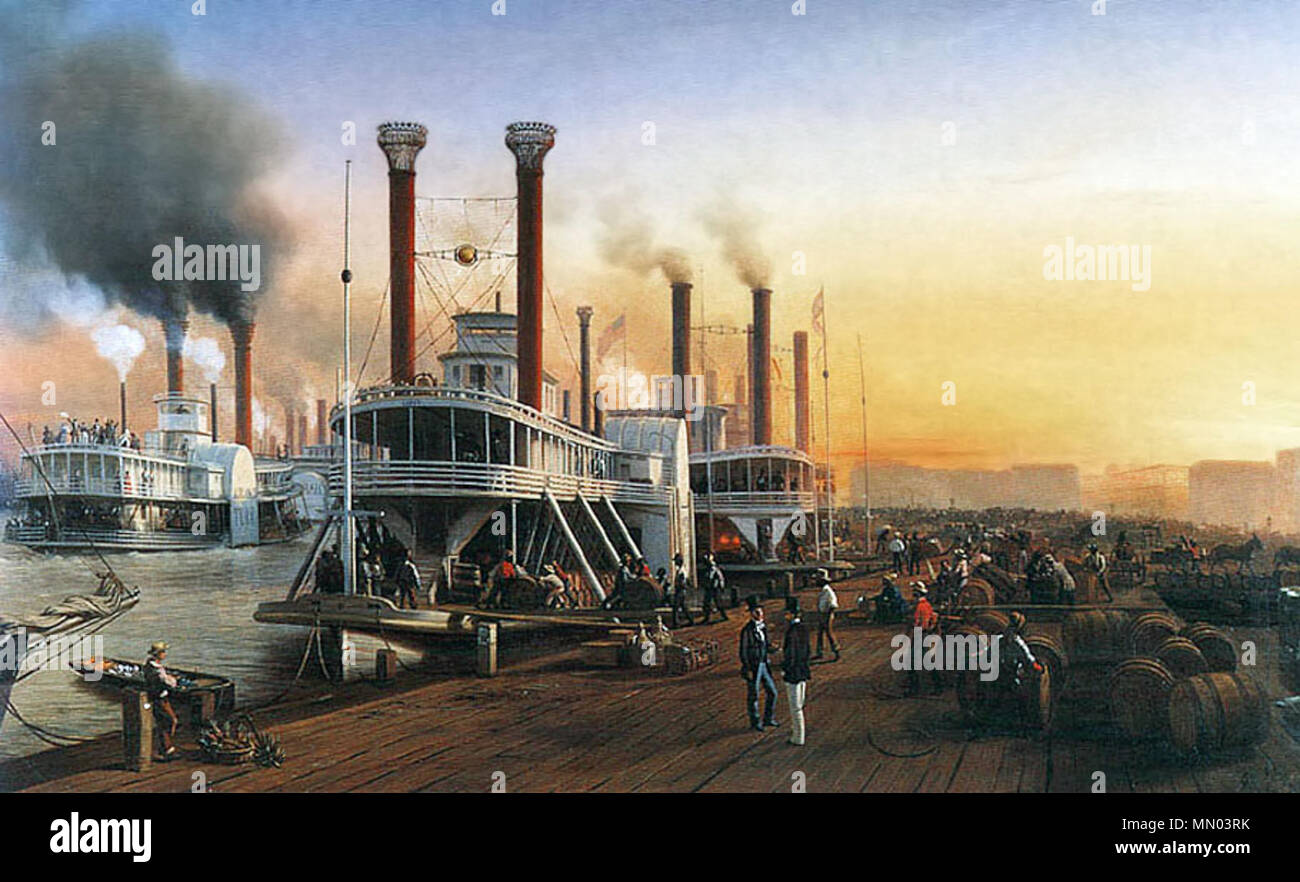 Hippolyte Sebron - Bateaux A Vapeur Géants 1853 Stock Photo - Alamy