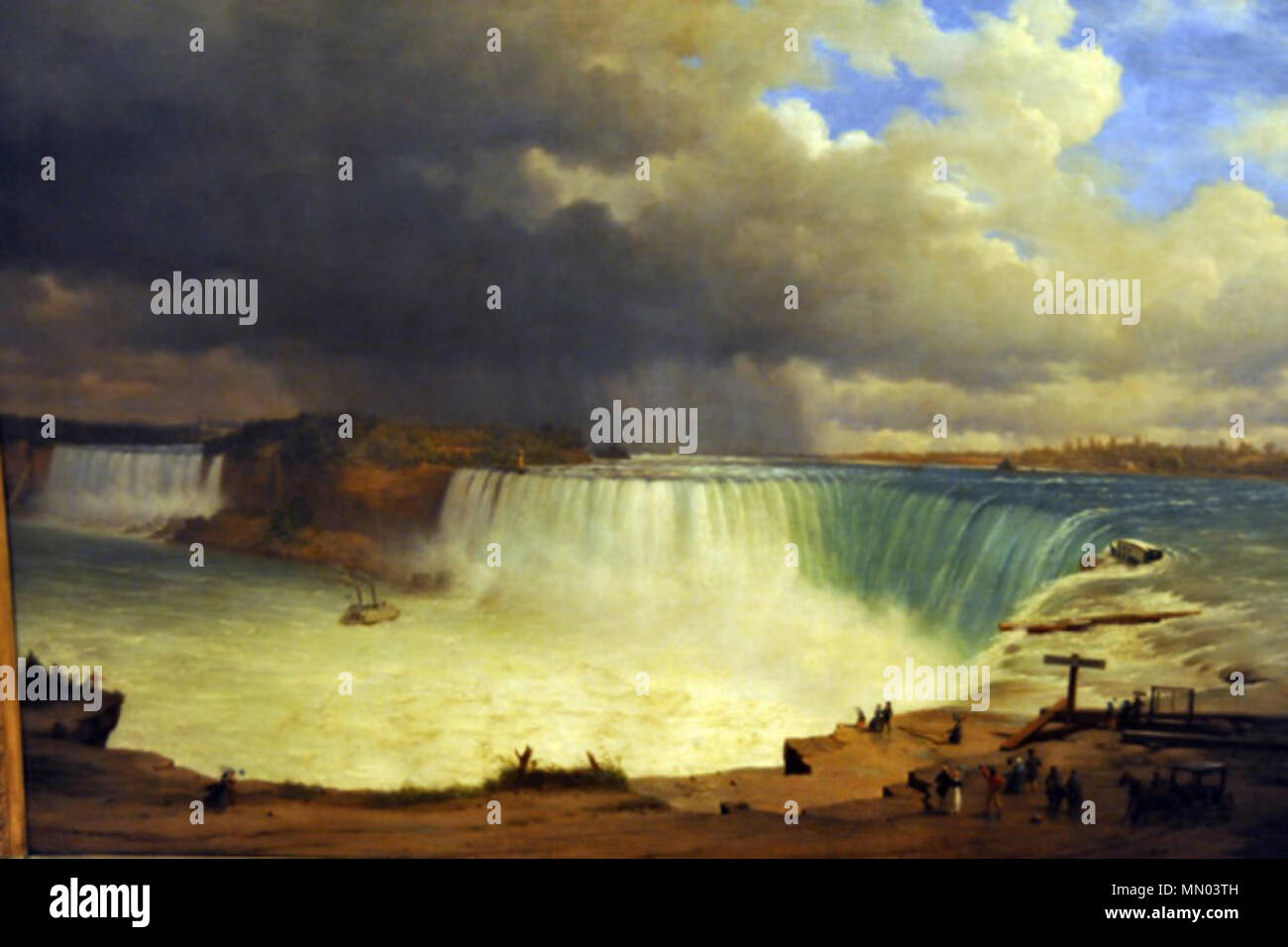 Table Rock, Niagara Falls. circa 1850. Hippolyte Sebron - Table Rock ...