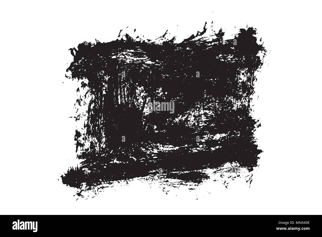 Abstract grunge brush strokes with rough edges texture. EPS10 vector ...