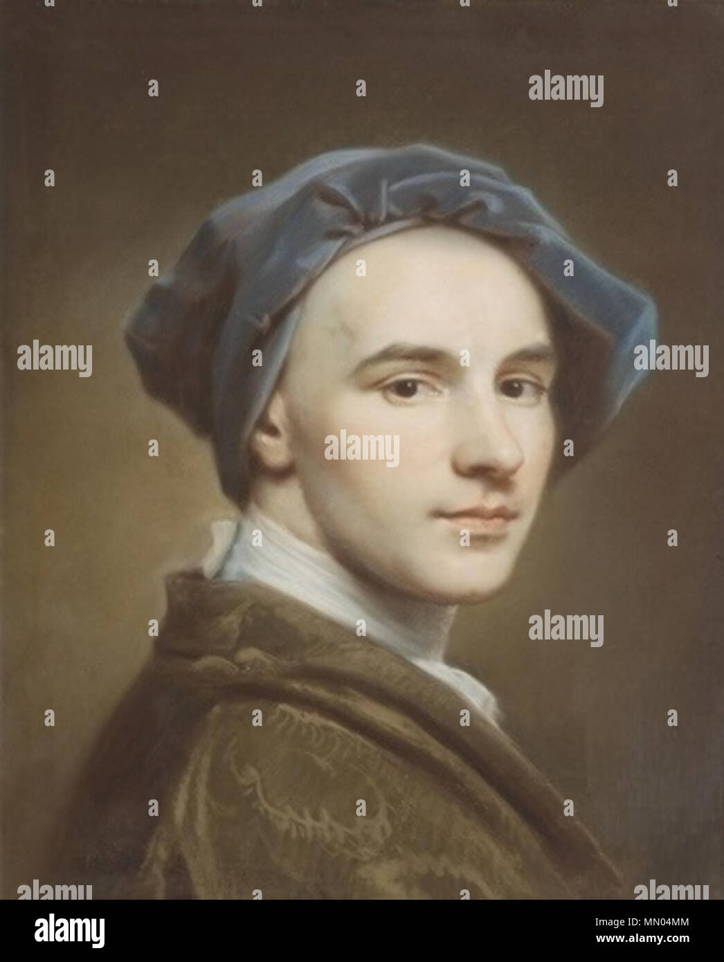 Self-portrait. circa 1742. Hoare, William - self portrait in pastel ...