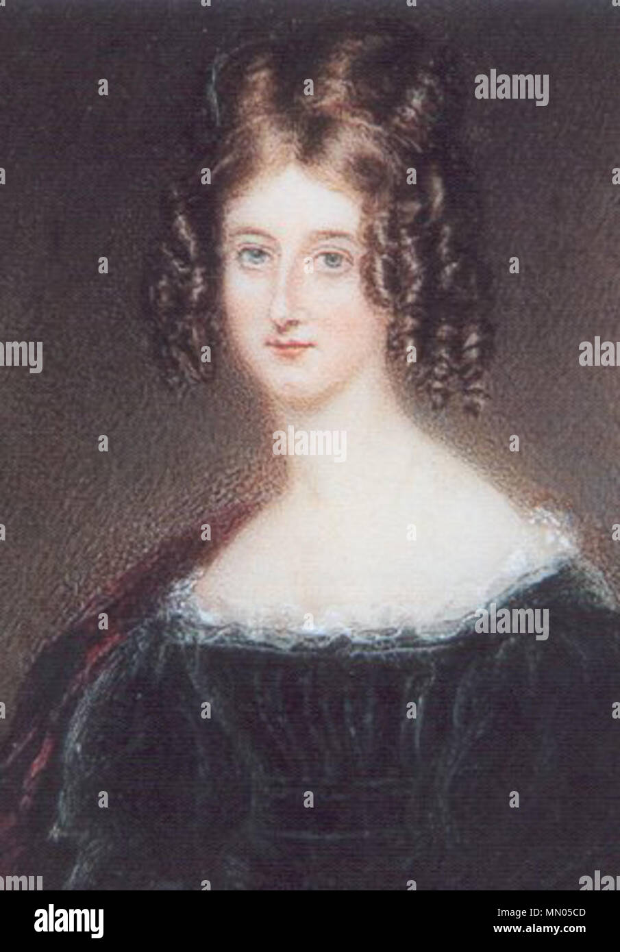 . English: Augusta Byron (1783-1851), later The Honourable Augusta ...