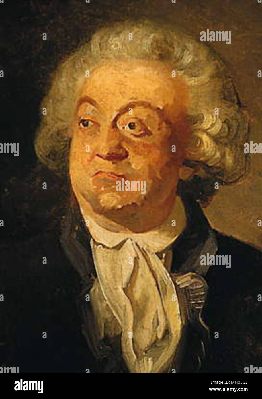 Honoré Gabriel Riqueti de Mirabeau, pained by Joseph Boze Stock Photo ...