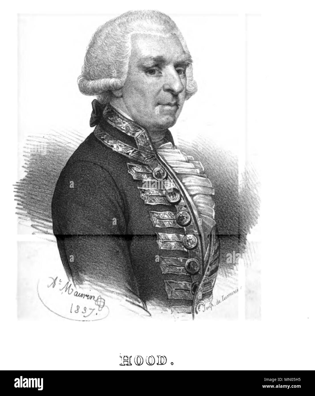 Lithograph by maurin Black and White Stock Photos & Images - Alamy