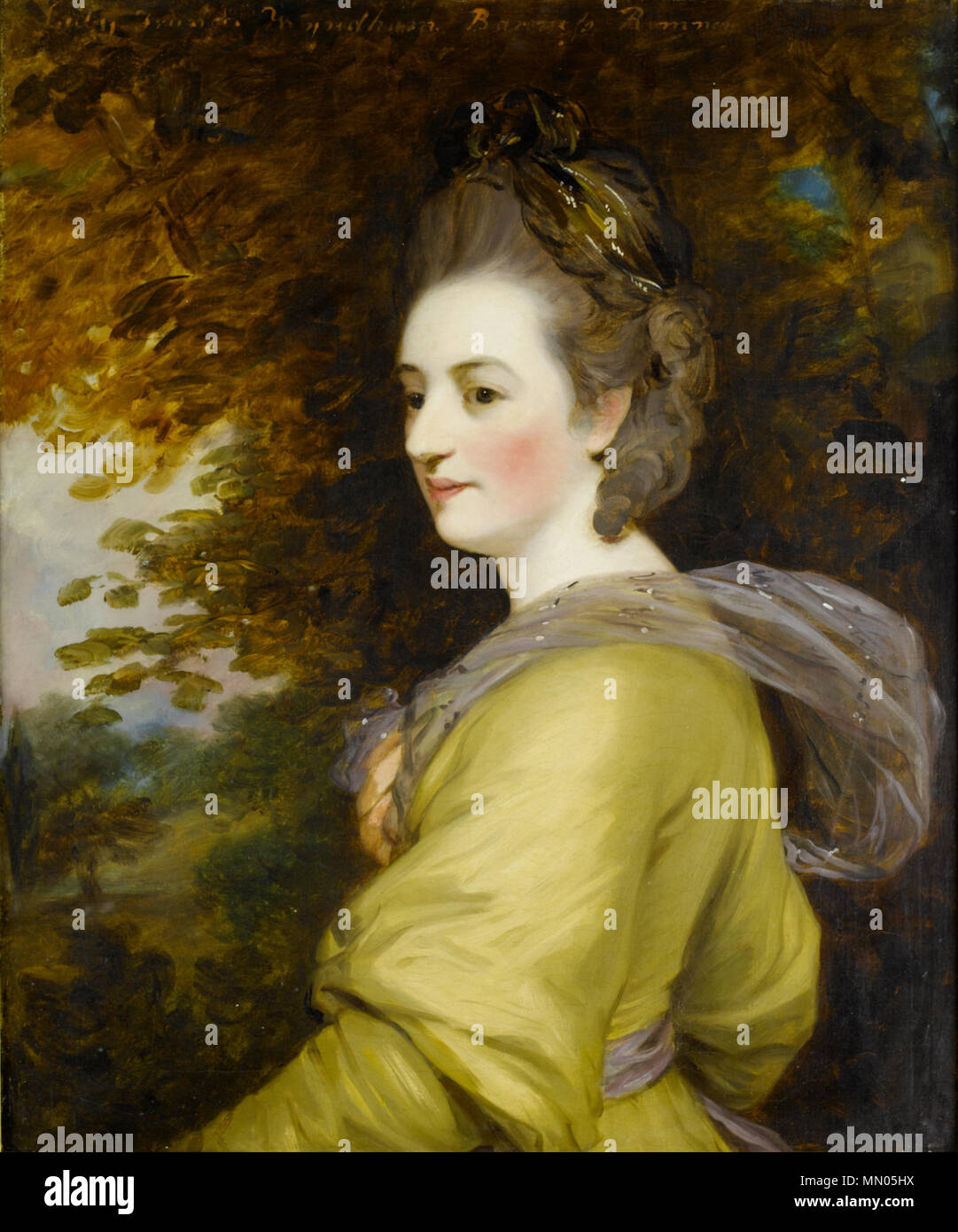 . English: Portrait of Lady Frances Wyndham (1755-1795), daughter of ...