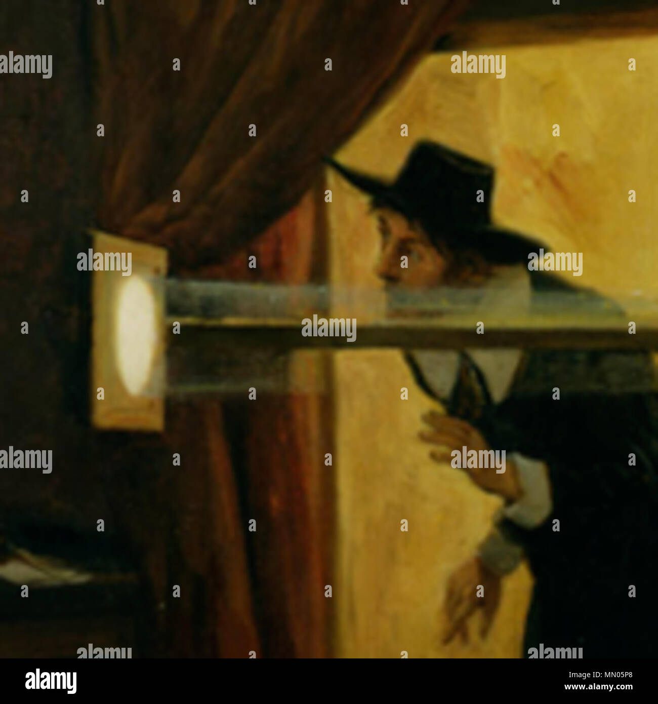 . English: Detail from the painting of Jeremiah Horrocks observation of ...