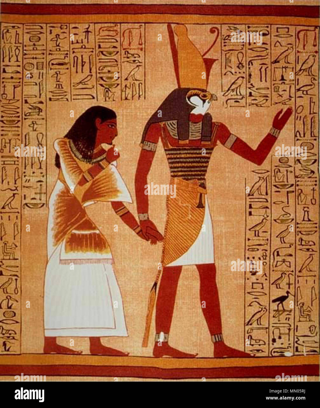 Egyptian god horus hi-res stock photography and images - Alamy