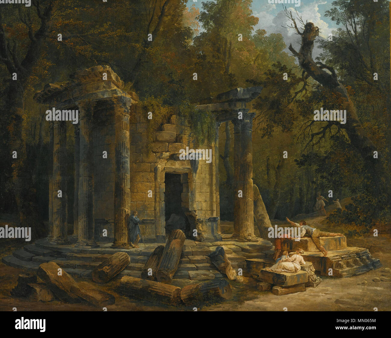 Hubert robert temple hi-res stock photography and images - Alamy