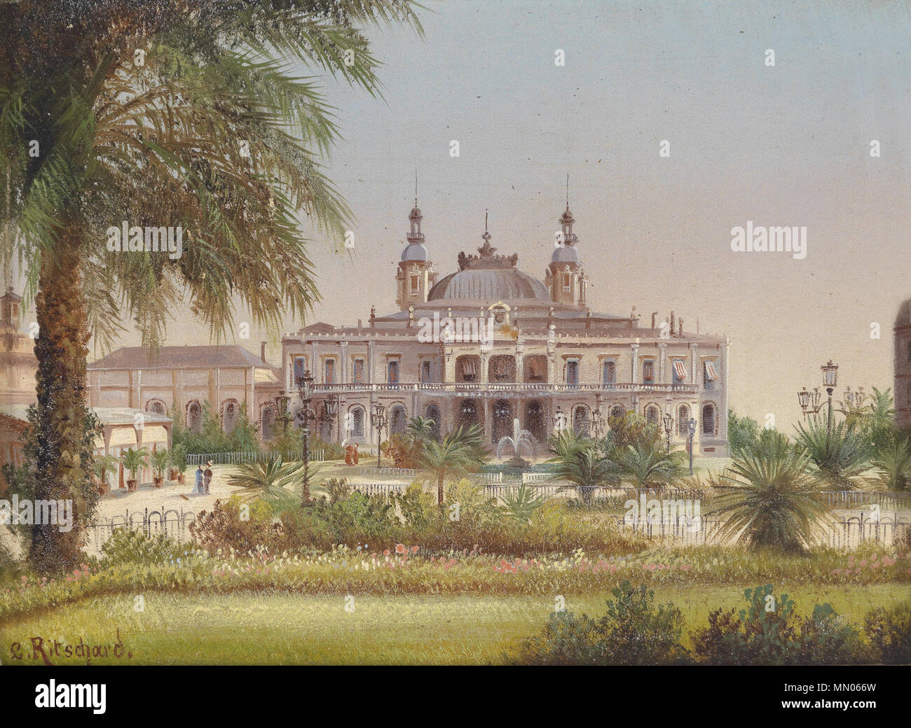 . Monte Carlo (place du Casino) . by 1904. Hubert Sattler Monte Carlo ...