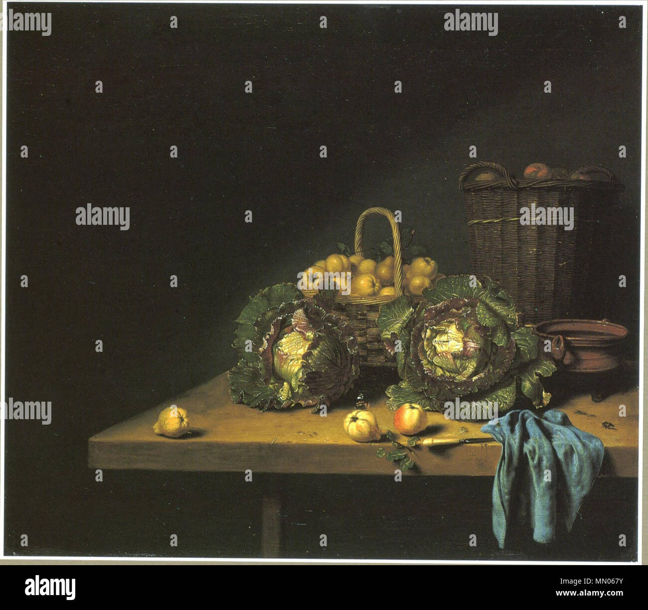 Still life with fruit and vegetables. circa 1670. Hubert van Ravesteyn ...