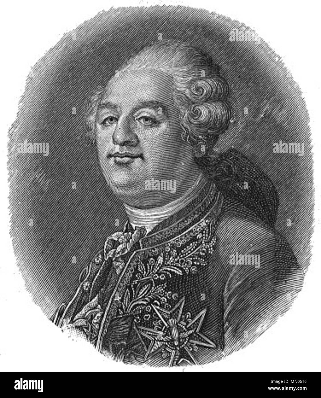Louis xvi portrait Black and White Stock Photos & Images - Alamy
