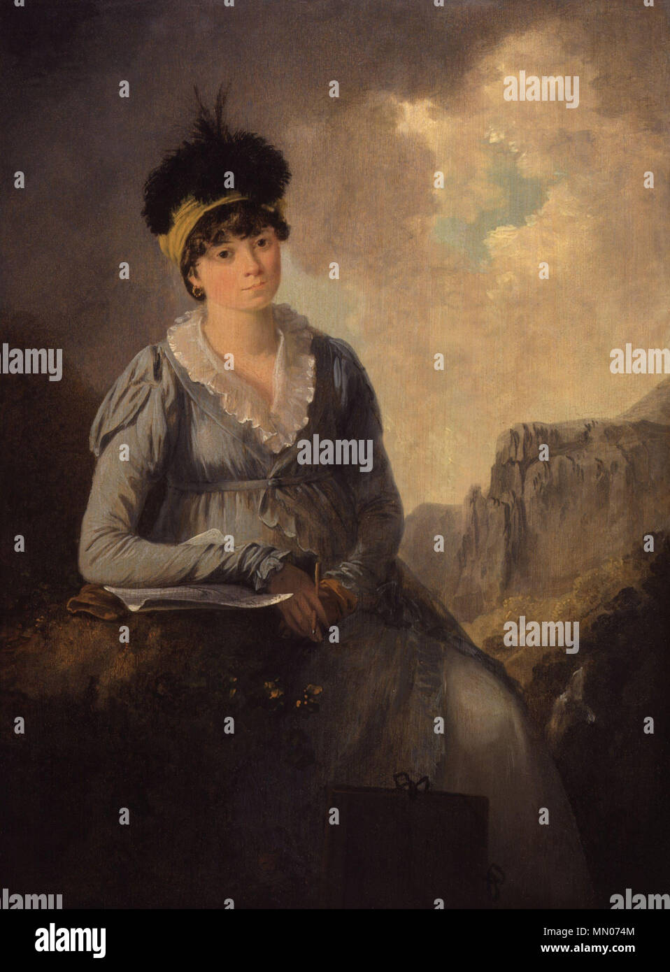 Bella Ibbetson (née Thompson) by Julius Caesar Ibbetson Stock Photo - Alamy