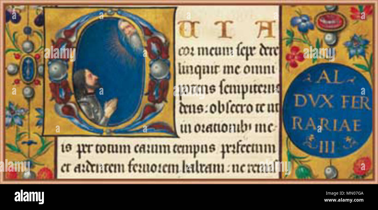 Manoscritto miniato hi-res stock photography and images - Alamy