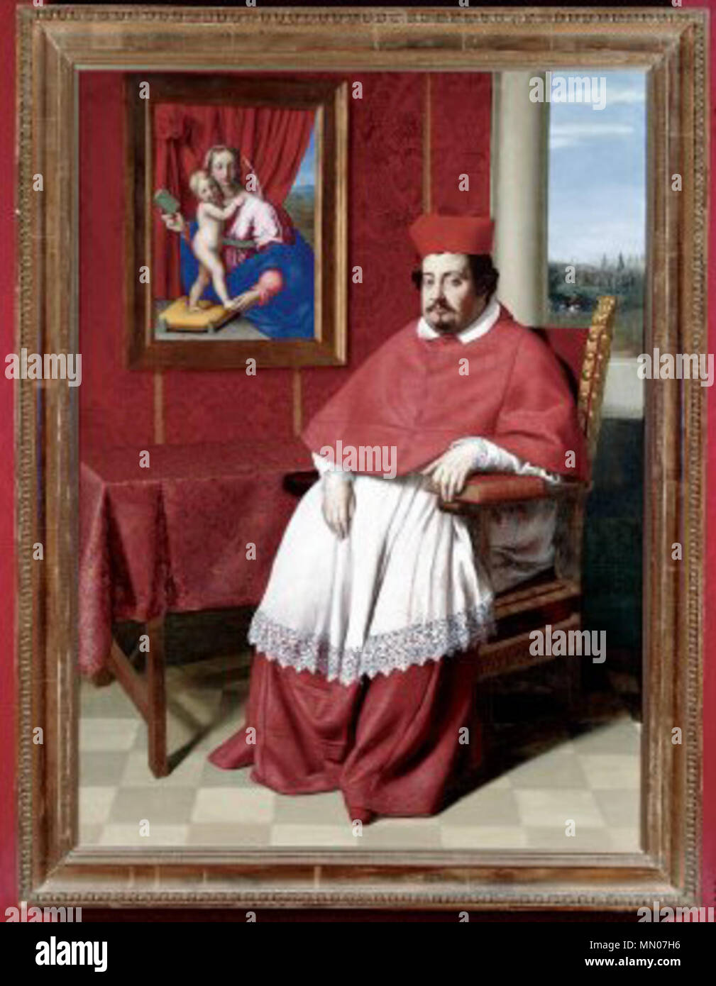 . Portrait of Cardinal Rapaccioli or Cardinal Paolo Emilo Rondinini ...