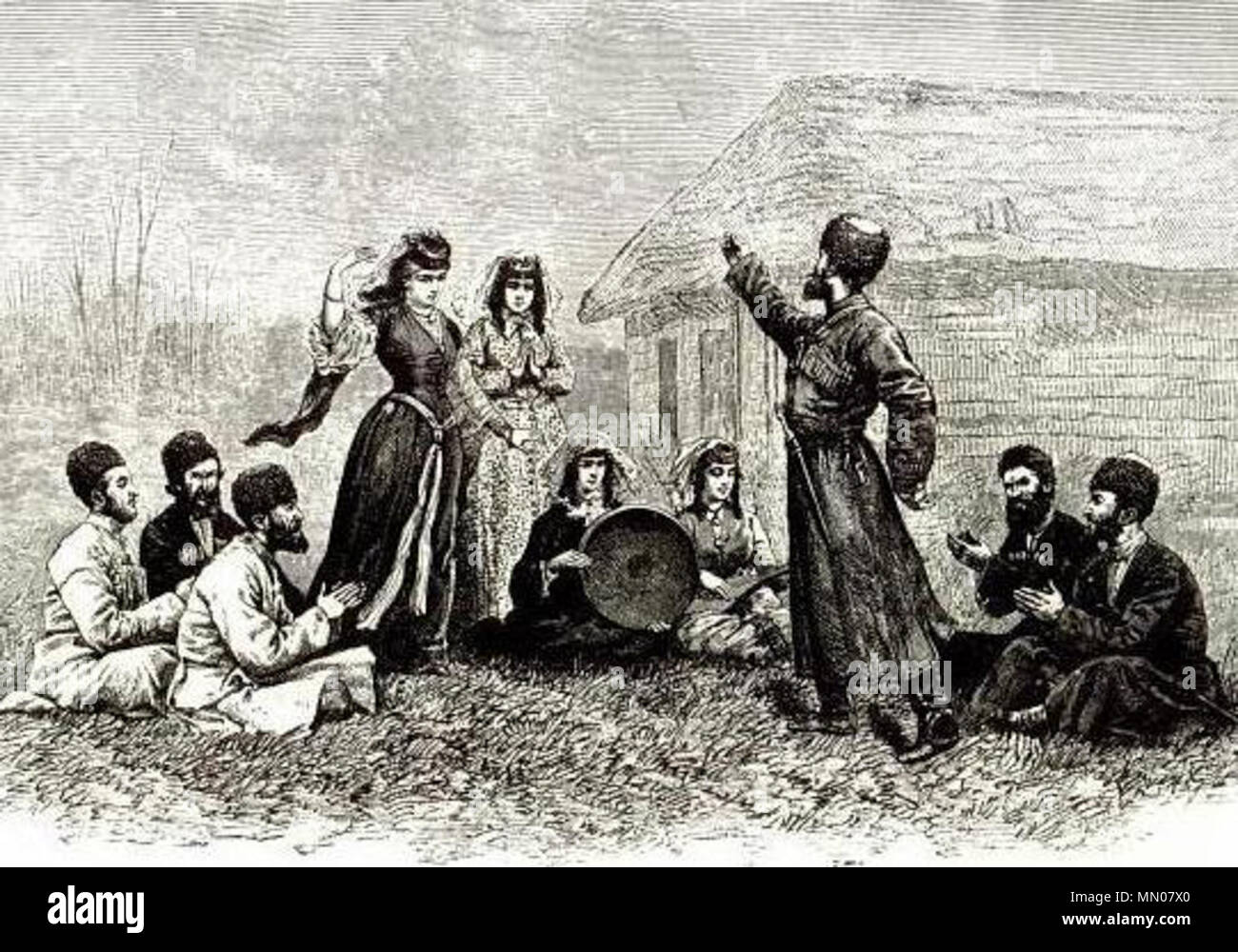 Imeretians (Élisée Reclus Stock Photo - Alamy