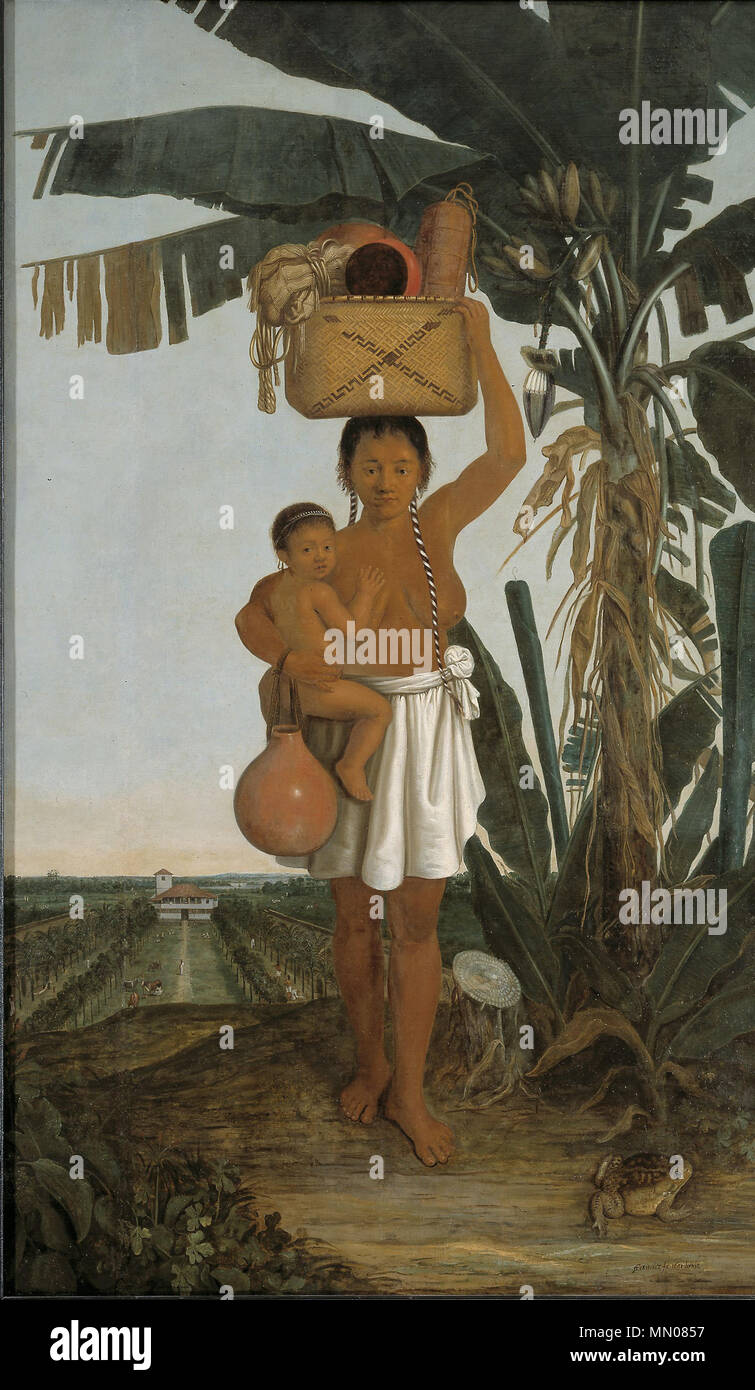 Português: Índia Tupi English: Tupi woman Dansk: Tupi-kvinde . 1641 ...