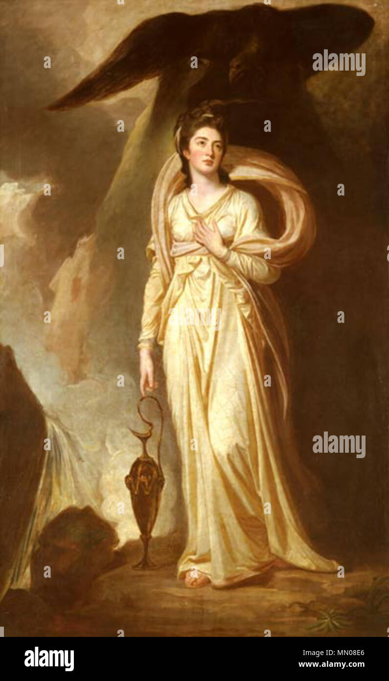 Elizabeth Harriet Warren (Viscountess Bulkeley) as Hebe. circa 1776 ...