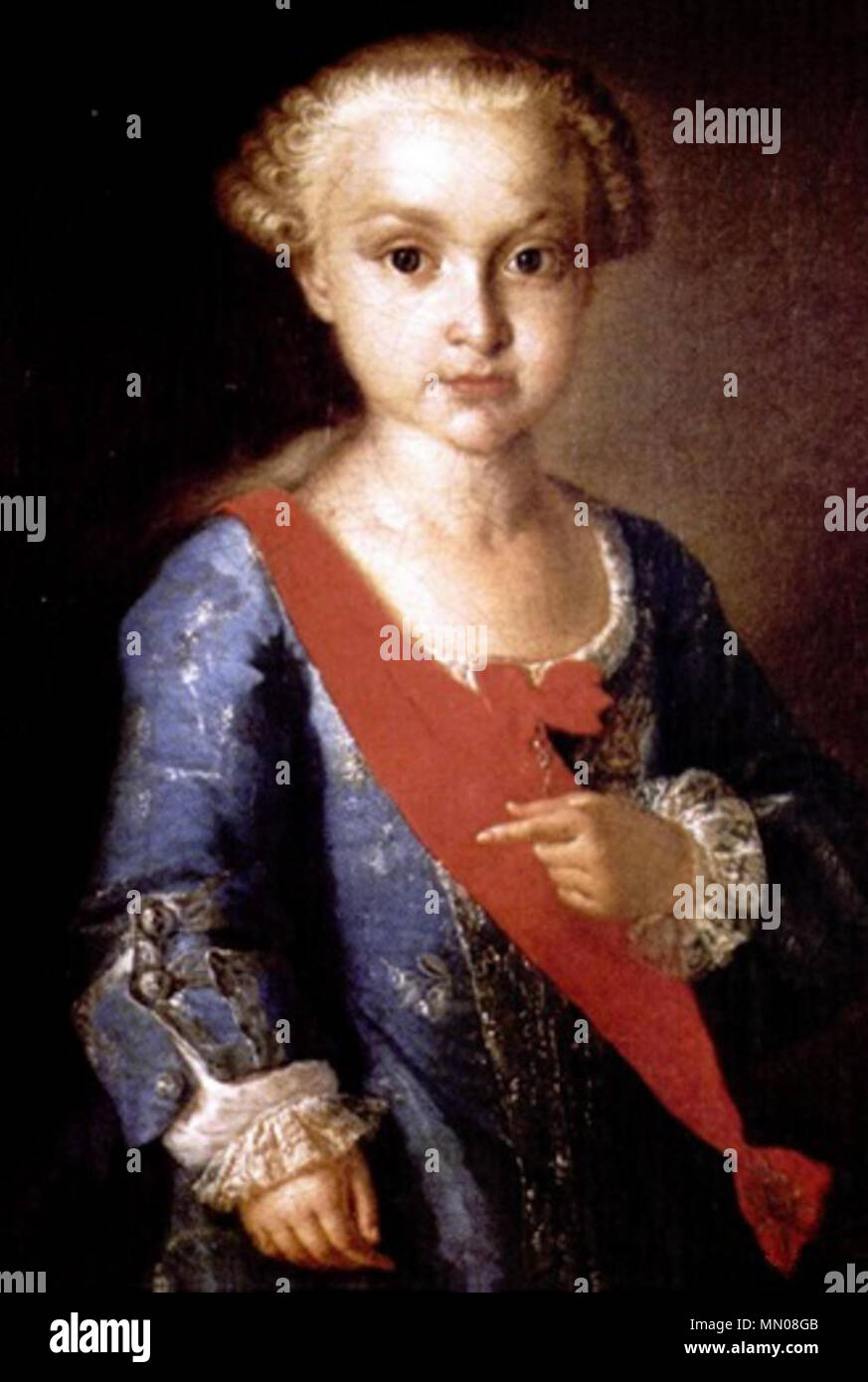 . English: Infante Gabriel of Spain (1752-1788) . third quarter of 18th ...