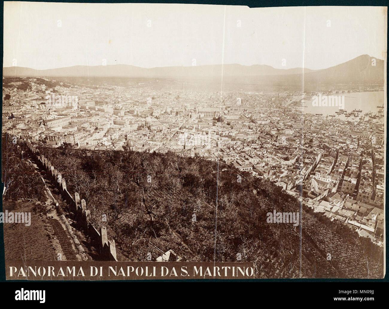 . Views of Naples. Albumen print. Circa 27 x 38,5 cm. . 1870s. Achille ...