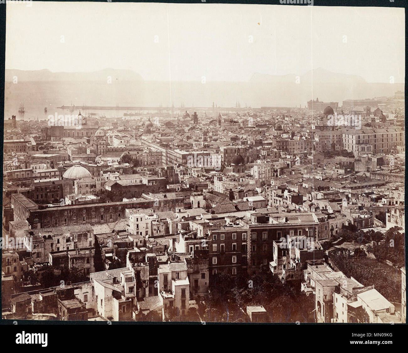 . Views of Naples. Albumen print. Circa 27 x 38,5 cm. . 1870s. Achille ...